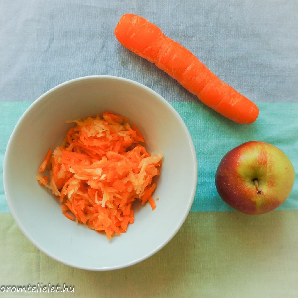 Téli saláta almából és répából